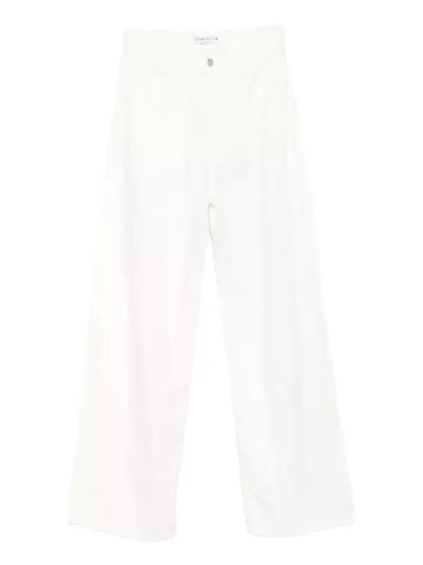 ICON DENIM LA Poppy Lyocell Denim Trousers - White