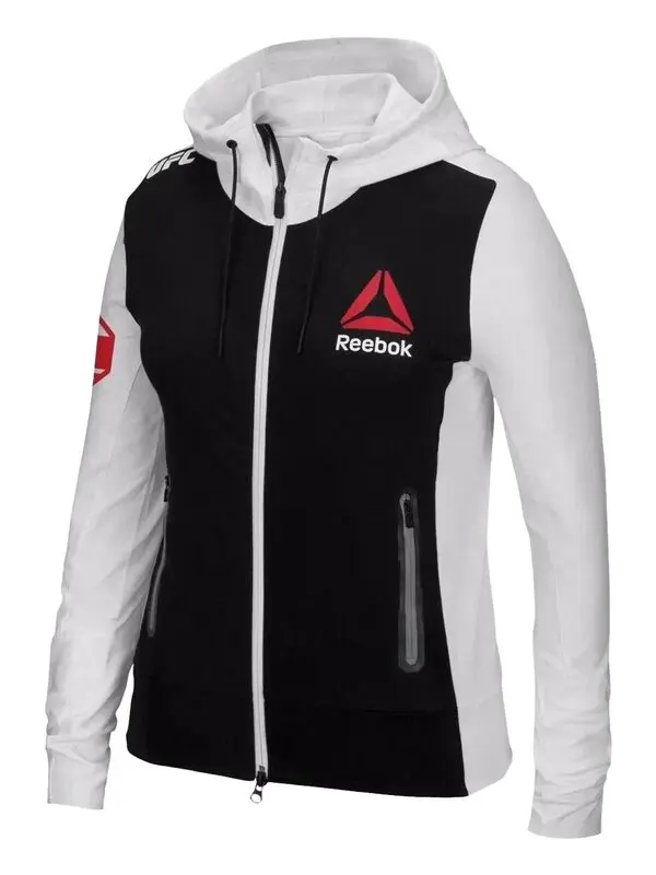 REEBOK Zip Hooded Jacket - White