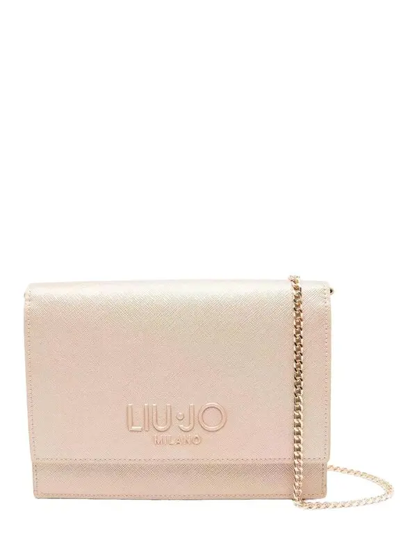 Liu Jo Embossed Chain Clutch - Gold