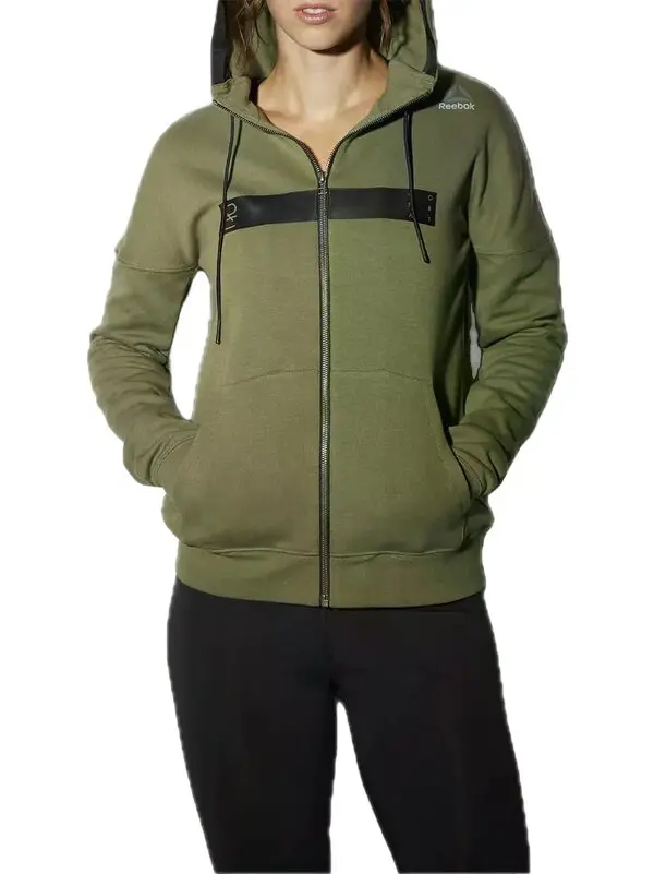 REEBOK Oversized Hooded Jacket - Green