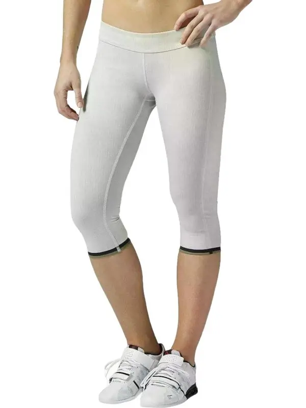 REEBOK X Rcf Crossfit Chase Capri Leggings - Grey