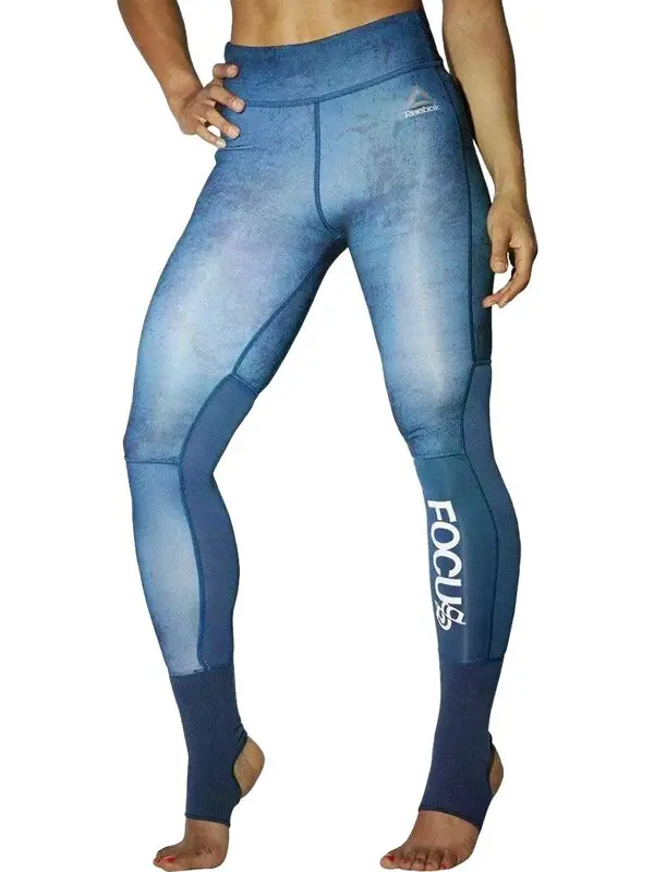 REEBOK Combat Stirrup Leggings - Blue
