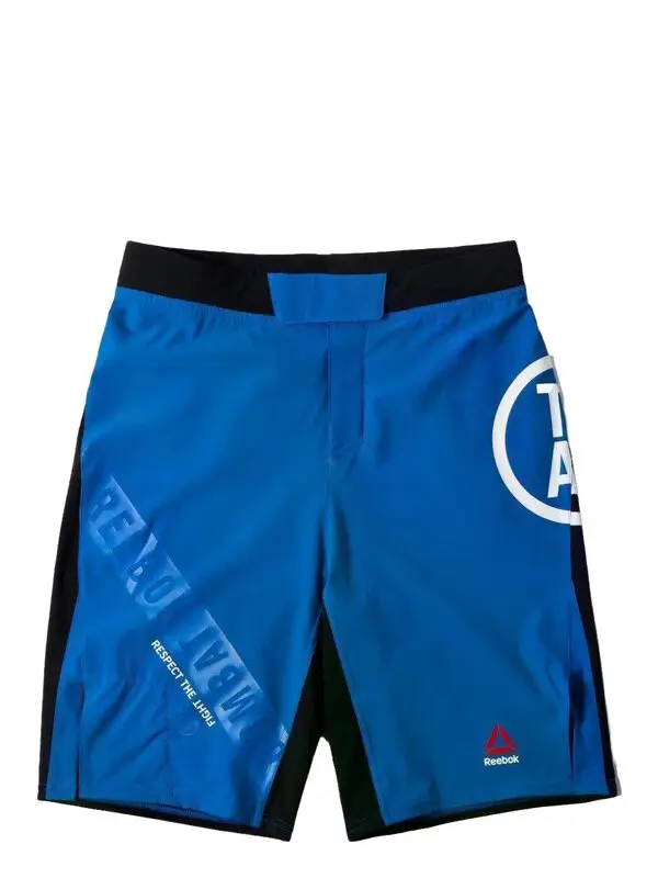 REEBOK Logo-print Track Shorts - Blue