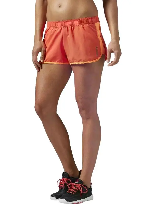 REEBOK Logo-print Shorts - Orange