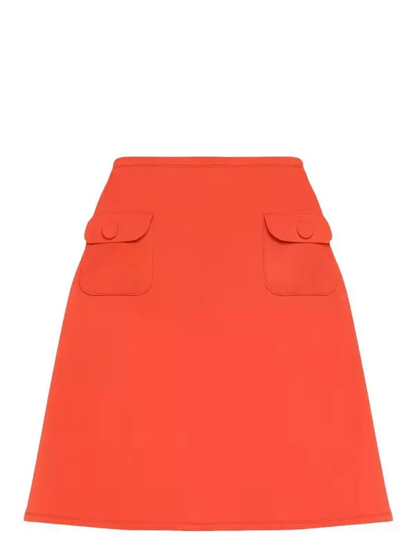 ERES Maritime Mini Skirt With Button Detail - Multicolour
