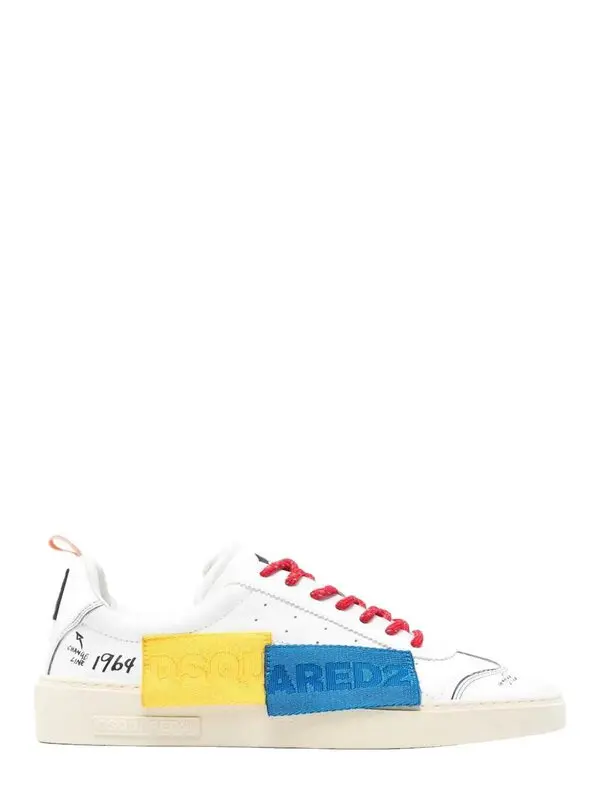 Dsquared2 Colourblock Lace-up Sneakers - White