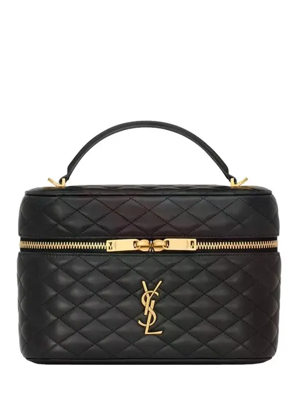 Saint Laurent Quilted Shoulder Bag - Black