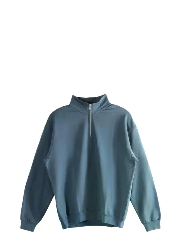 Auralee Half-zip Sweatshirt - Blue