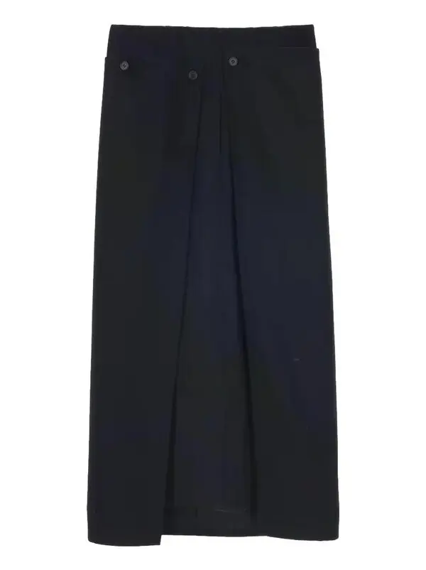 Carven Layered Midi Skirt - Black
