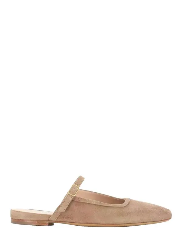TASSINARI Strap Suede Mules - Neutrals
