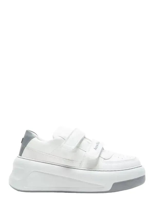 Acne Studios Touch-strap Platform Sneakers - White