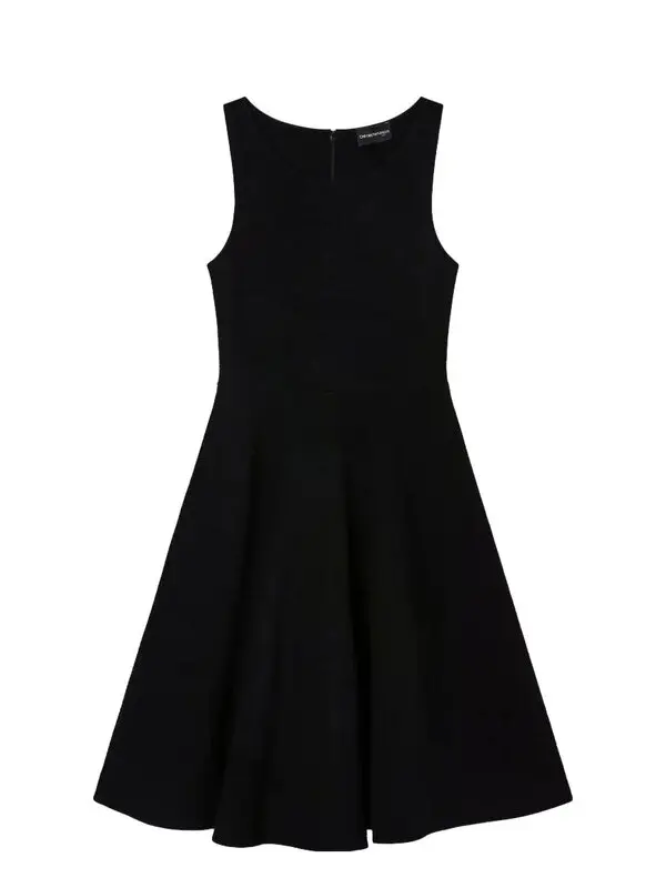 Emporio Armani Sleeveless A-line Dress - Black