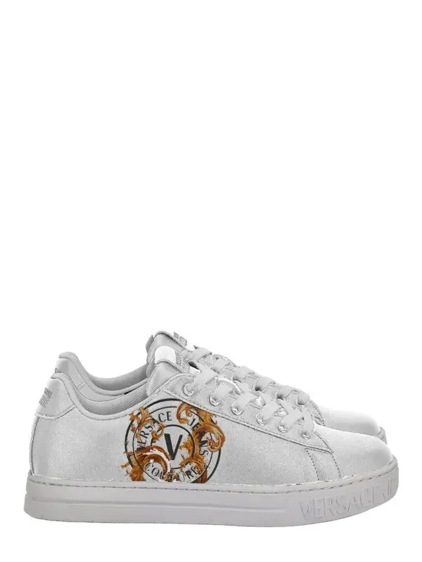 Versace Fondo Court Sneakers - White