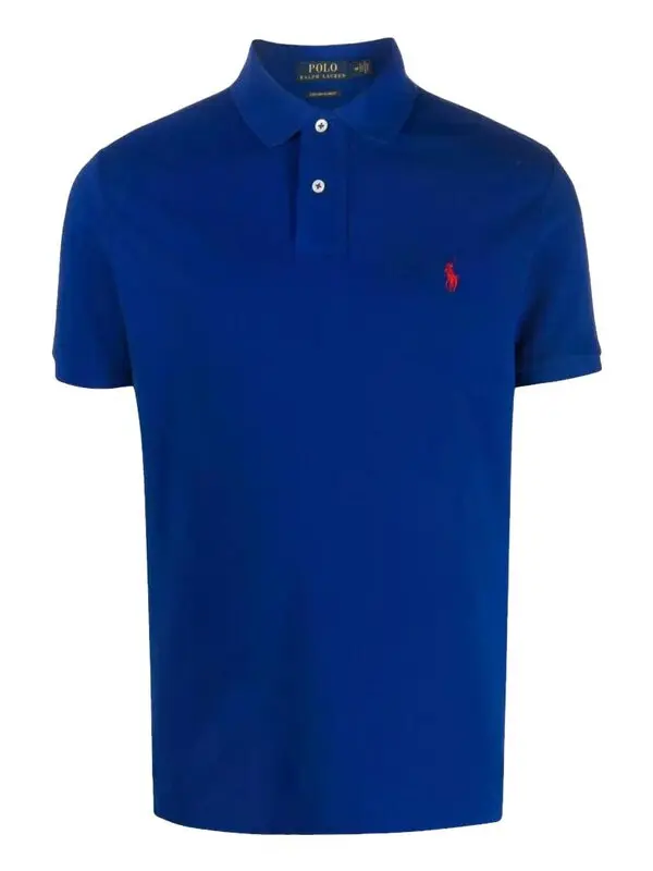 Polo Ralph Lauren Polo Pony-embroidered Polo Shirt - Blue