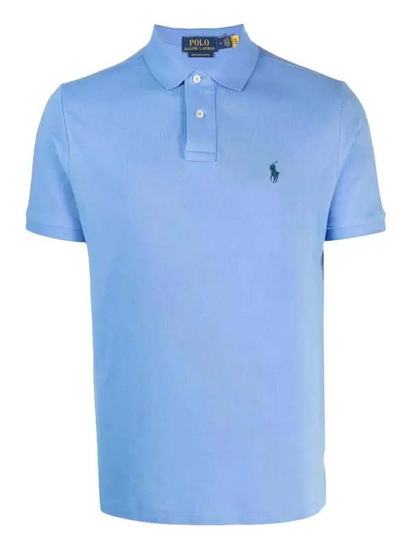 Polo Ralph Lauren Polo Pony-embroidered Polo Shirt - Blue