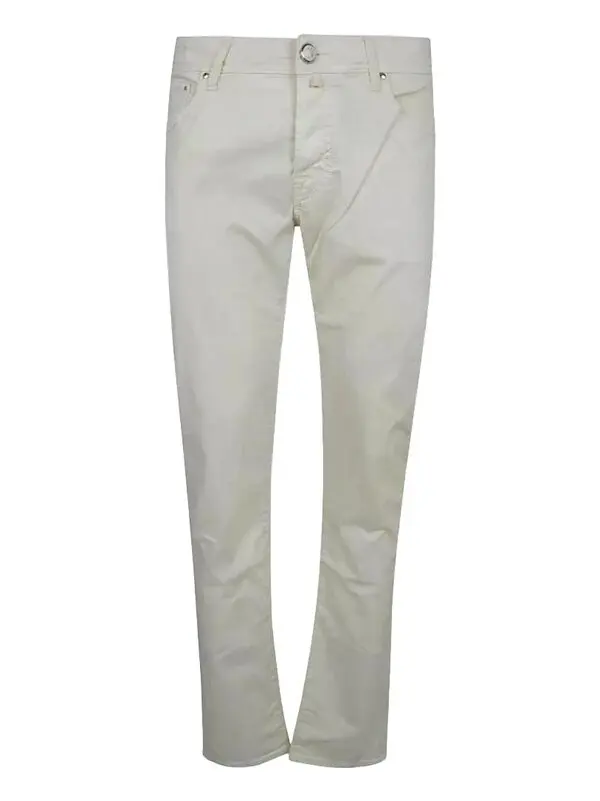 Jacob Cohen Nick Slim Diagonal Str. Slim-fit Jeans - Neutrals