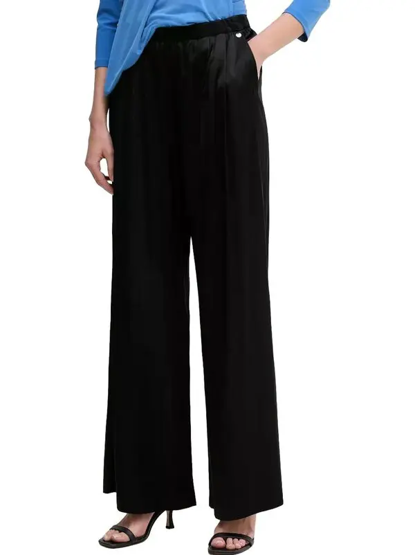 MOS MOSH Pleated Trousers - Black