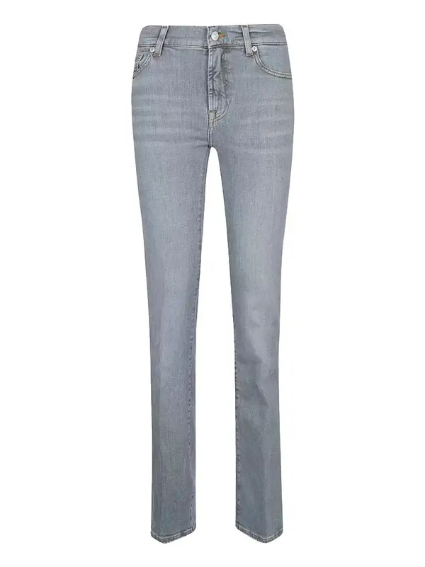 7 For All Mankind Bootcut Five-pocket Jeans - Grey