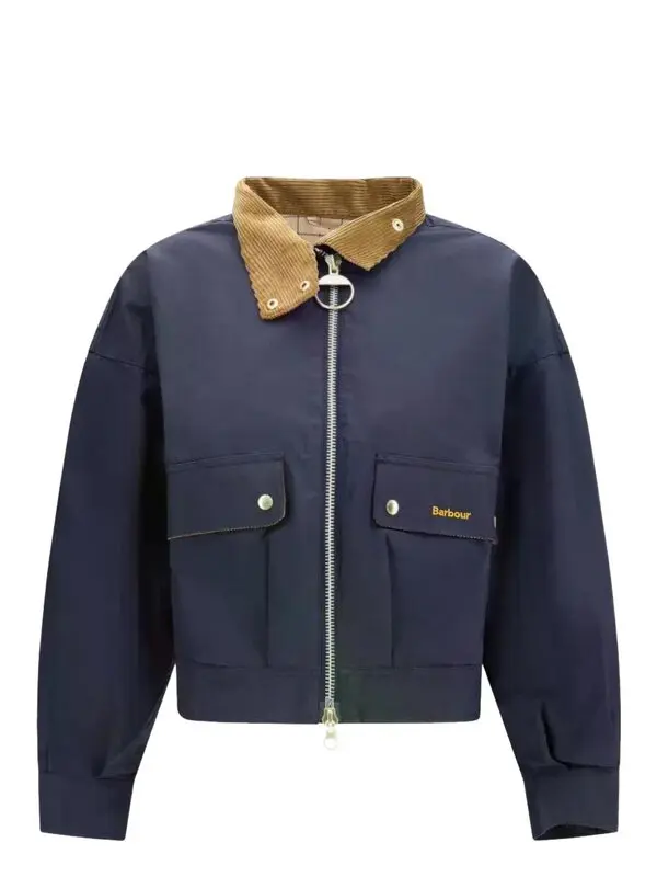 Barbour Corduroy-collar Jacket - Blue