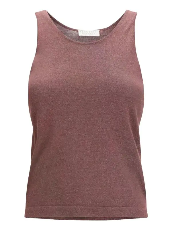 Brunello Cucinelli Scoop-neck Tank Top - Pink