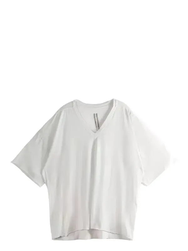 Rick Owens Tommy V-neck Short-sleeve T-shirt - White