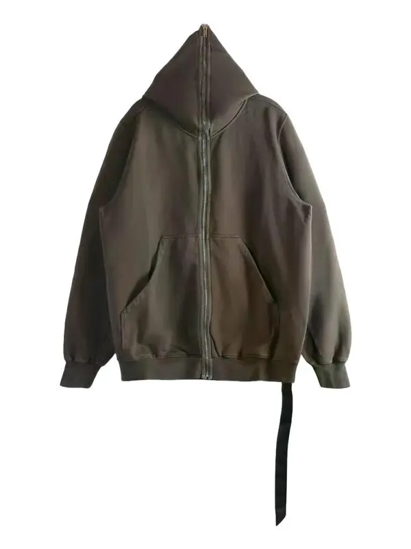 Rick Owens Mountain Zip-up Hoodie - Brown