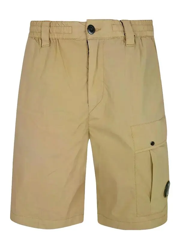 C.P. COMPANY Elasticated Waist Bermuda Shorts - Neutrals