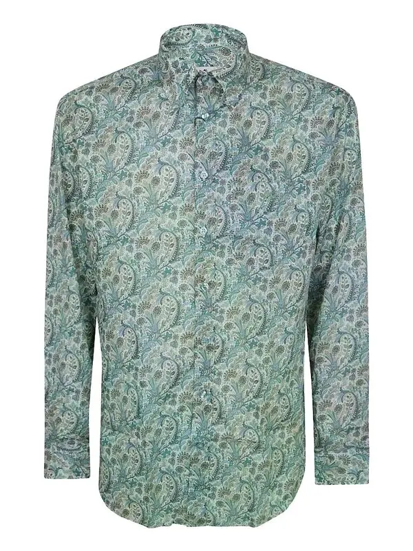 Etro Paisley-patterned Shirt - Blue