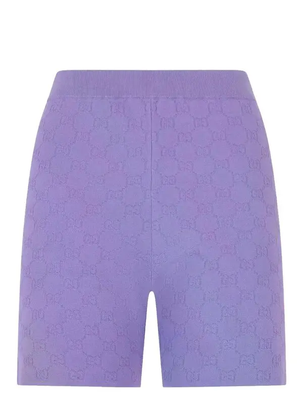 Gucci Patterned Shorts - Purple