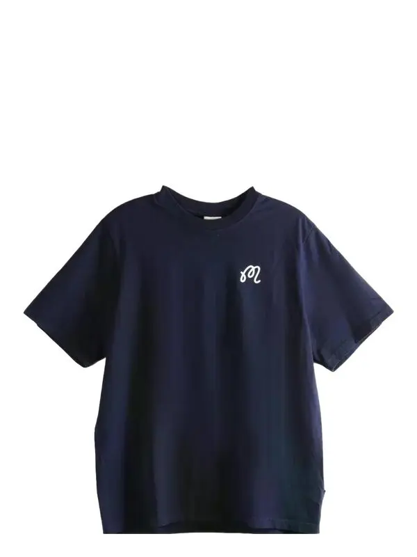 MALBON Logo Detail T-shirt - Blue
