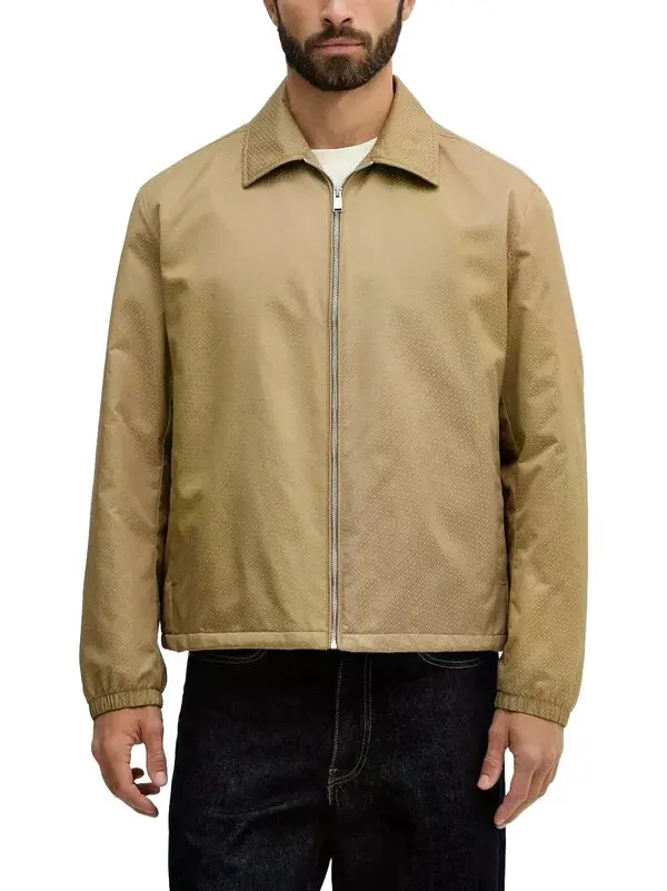 BOSS H-crestell Zip-up Shirt Jacket - Neutrals