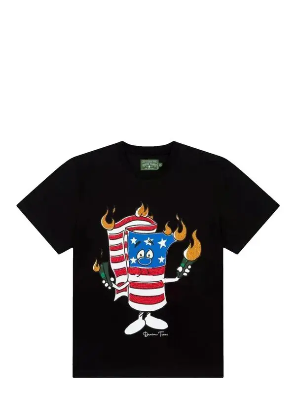DENIM TEARS Firecracker T-shirt - Black