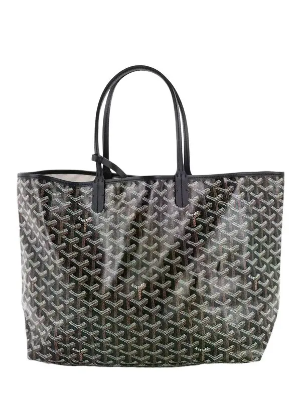 Goyard Saint Louis Coated Canvas Pm Tote Bag - Black