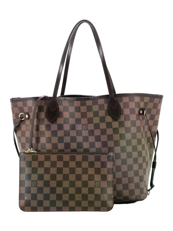 LOUIS VUITTON Neverfull Nm Damier Mm Tote Bag - Brown
