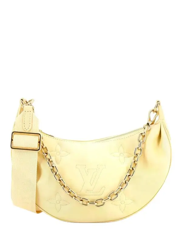 LOUIS VUITTON Over The Moon Bag Bubblegram Leather Shoulder Bag - Yellow