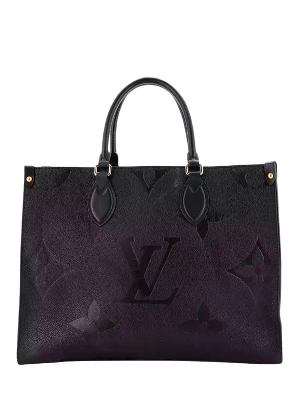 LOUIS VUITTON Onthego Monogram Empreinte Giant Mm Tote Bag - Black