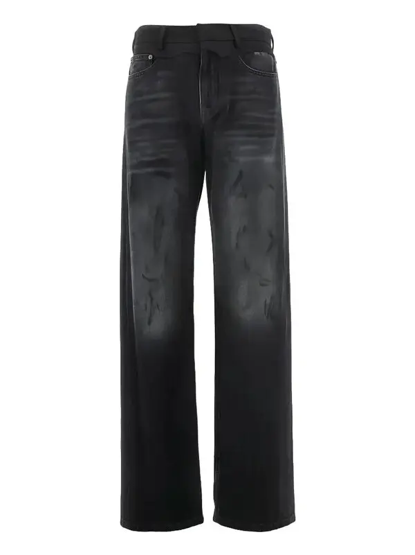 MAISON MARGIELA Contrast Waist Jeans - Black