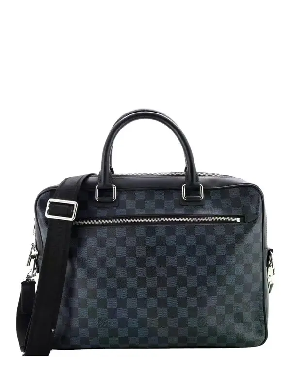 LOUIS VUITTON Damier Cobalt Porte-documents Business Bag - Blue