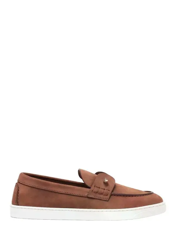 SCAROSSO Coline Metal-detail Loafers - Brown