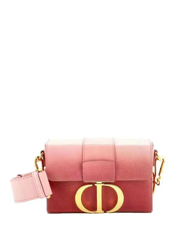 Dior 30 Montaigne Box Leather Shoulder Bag - Pink