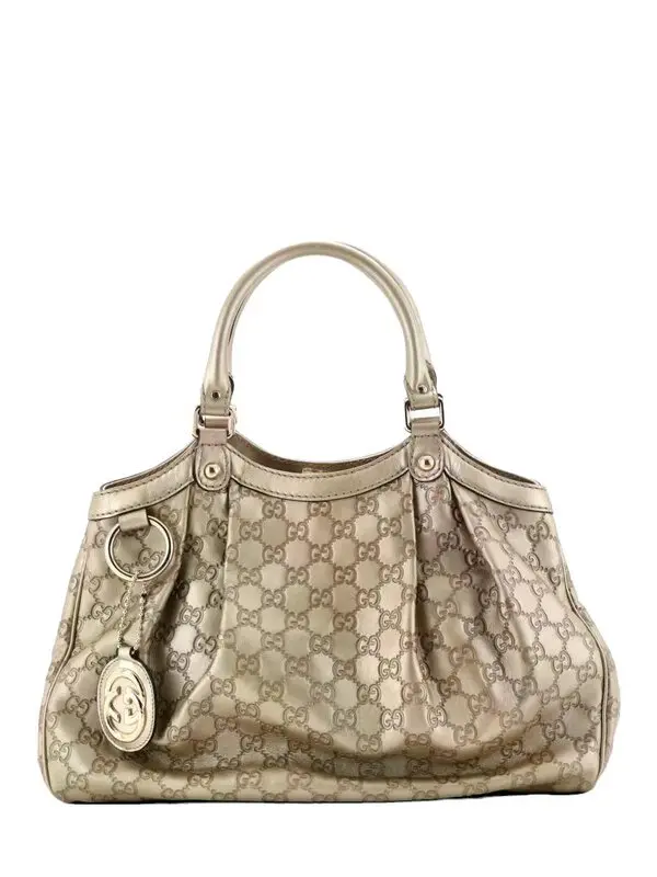 Gucci Sukey Gg Canvas Medium Tote Bag - Neutrals