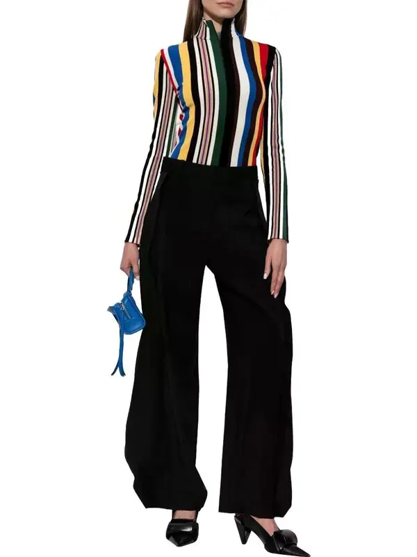 Loewe Pleated Trousers - Black