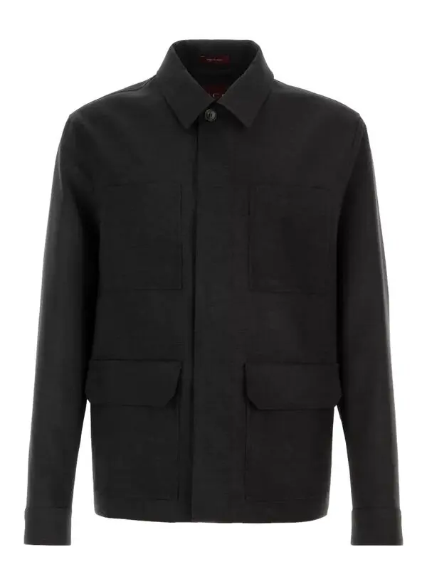 Gucci Single-breasted Coat - Grey