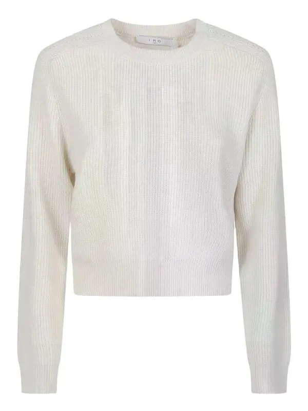 IRO PARIS Ribbed Crew-neck Sweater - Neutrals