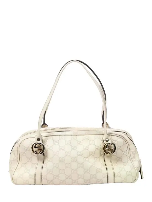 Gucci Ssima Twin Shoulder Bag - White