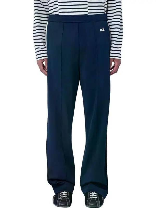 WALES BONNER Side-stripe Trousers - Blue