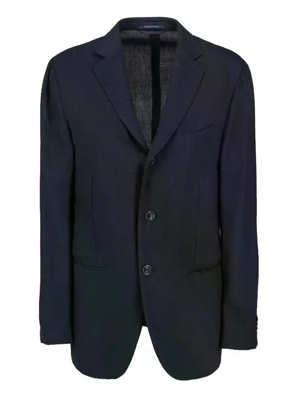 Ermenegildo Zegna Single-breasted Blazer - Blue