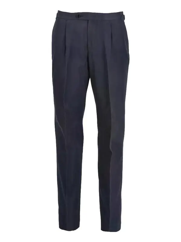 Ermenegildo Zegna Pleat-detail Trousers - Blue