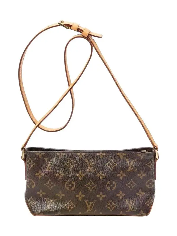 LOUIS VUITTON 2000 Trotteur Monogram Crossbody Bag - Brown