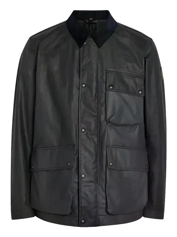 Belstaff Incline Corduroy-collar Jacket - Blue